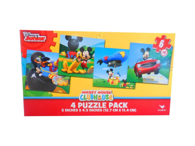 Mickey Mouse Clubhouse 4-Pack Puzzle - Play Fun Party, LLC