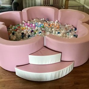 Pink Flower Ball Pit Soft Play Rental - Play Fun Party, LLC